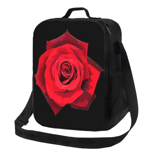 Kids Lunch Bag Red Rose Insulated Tote Box for Girls Boys Back to ...