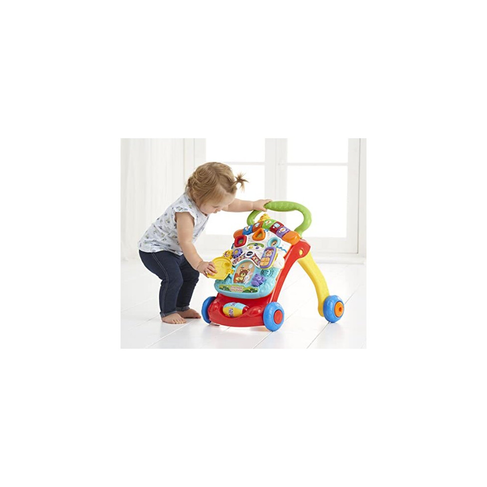 VTech First Steps Baby Walker | Push Along Walker Baby Toy with Shapes ...