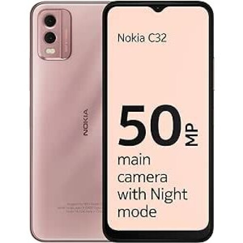 NEW Nokia C32, 6.5"+ display, 64GB ROM, 3 day battery life, 50MP camera ...