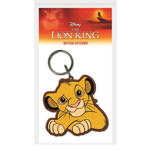 Disney Simba From The Lion King RK38902C PVC Rubber Keychain 6x6cm on OnBuy
