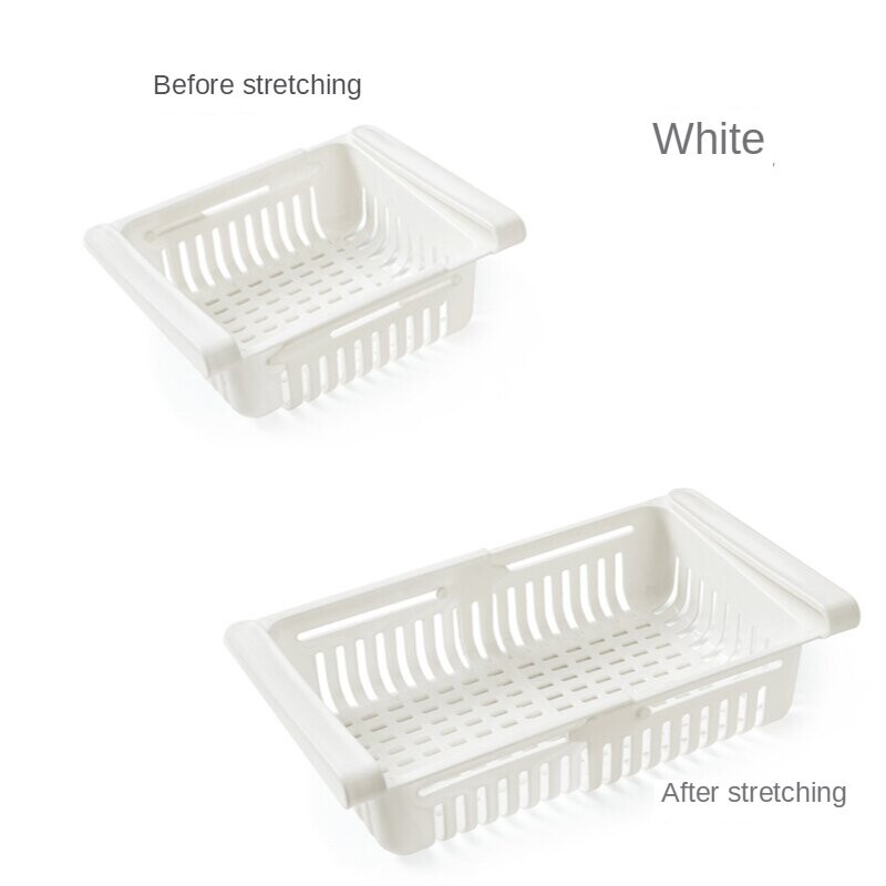 Kitchen Organizer Supplies Adjustable Kitchen Refrigerator Storage Rack ...