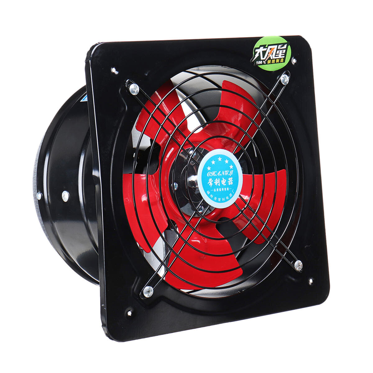 10Inch 220V 100W Booster Fan Extractor Dryer Vent Ventilator Blower Fan ...