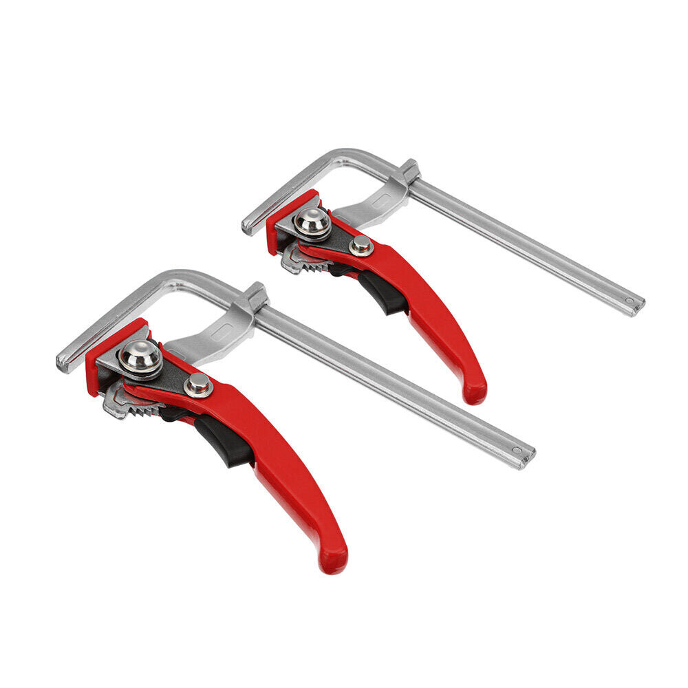 2PCS Alloy Steel Upgrade Quick Ratchet Track Saw Guide Rail Clamp MFT ...