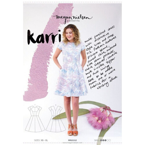 Megan Nielsen Sewing Pattern Karri Dress Women XS-XL Dresses on OnBuy