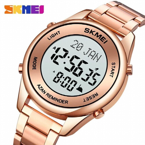 Muslim Azan Clock Watch for Prayer with Qibla Adhan Alarm Hijri ...