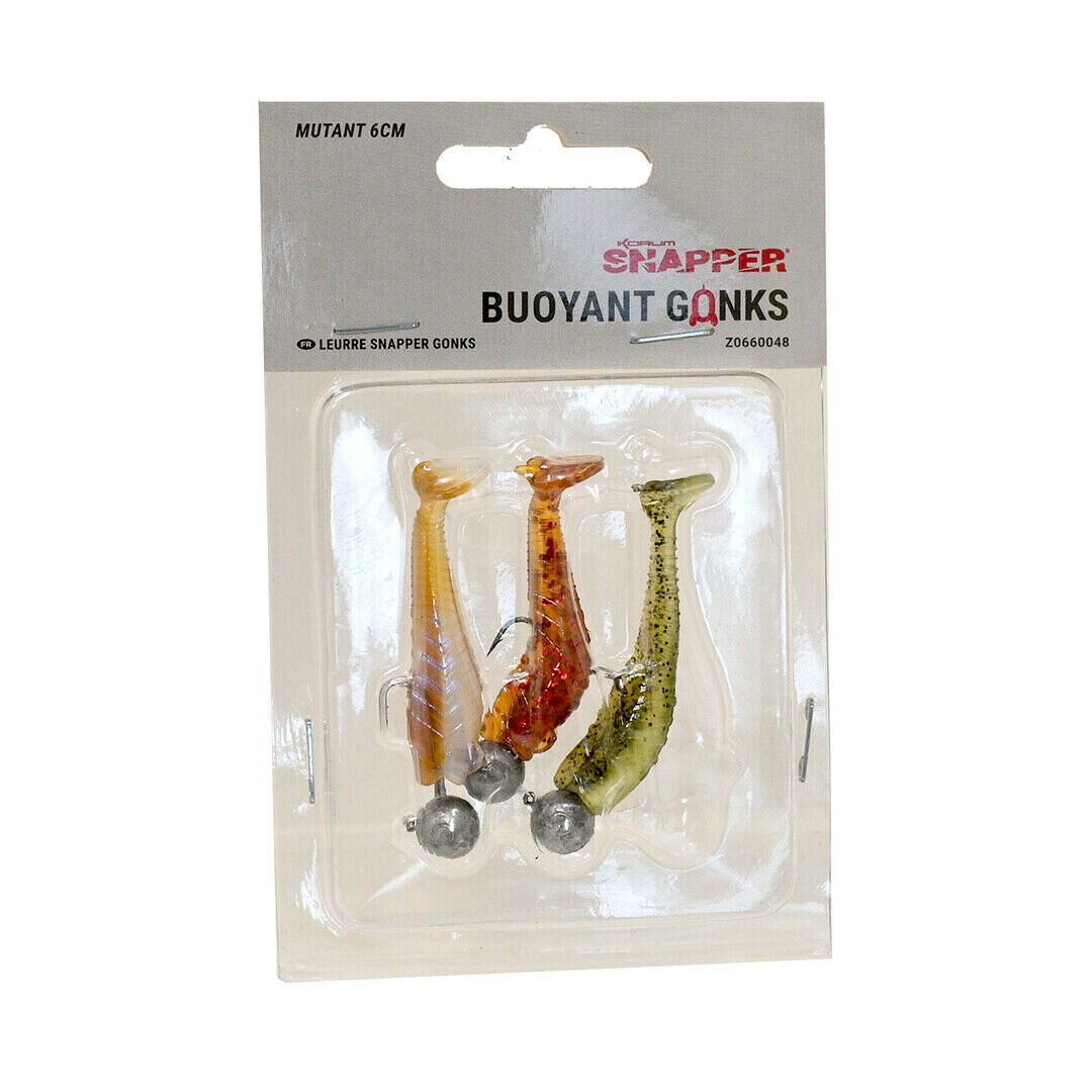 Korum Snapper Fishing Lure Jighead Bouyant Gonks 1g 6cm Mutant Coarse ...