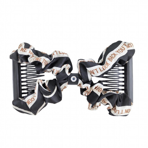 Elastic Silk Satin Magic Hair Combs Easy Combs Clips For Women Double ...