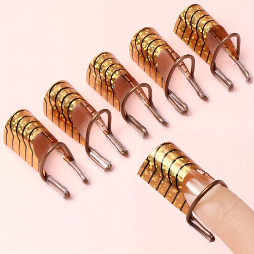 Aluminum Nail Extension Pallets Reusable Nail Art Extension Sticker ...