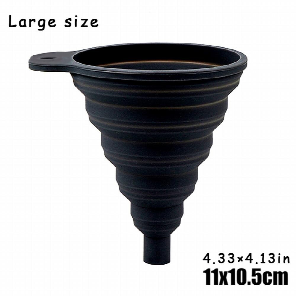 Large Size Car Engine Funnel Car Universal Silicone Liquid Funnel ...