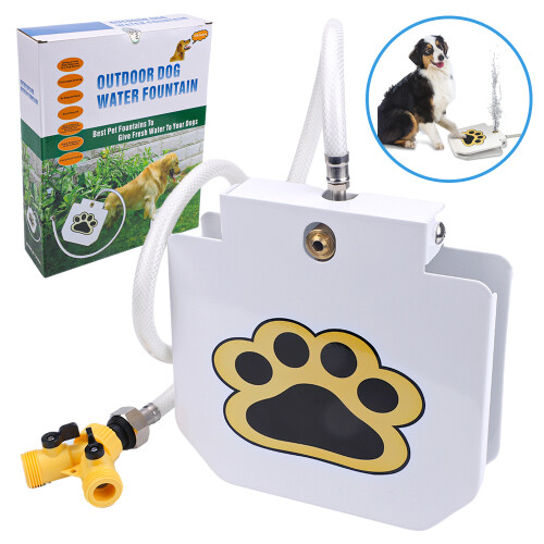 Outdoor Dog Pet Water Sprinkler Easy Activated Dog Water Fountain Toy ...