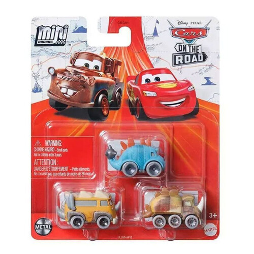 Mattel Disney Pixar Cars Hot Rod Racers Mini Die-cast Vehicle 3-Pack on ...