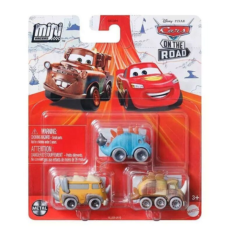 Mattel Disney Pixar Cars Mini Fahrzeuge - Pack GKG01, 3 x Auto, Ab 3 ...