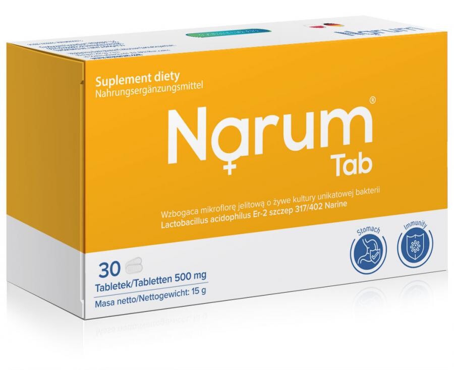 Narum Narine Tab 500mg 30x Lactobacillus Acidophilus Probiotic on OnBuy