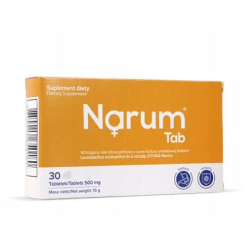 Narum Narine Tab 500mg 30x Lactobacillus Acidophilus Probiotic on OnBuy