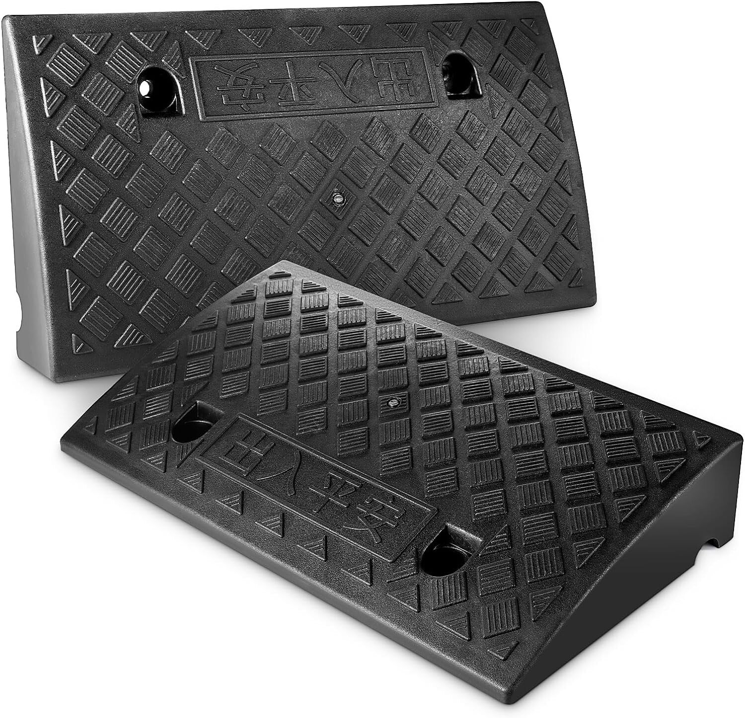 2x Curb Ramp Rubber Vehicle Slope Kerb Garage Ramps Car Wheelchair on OnBuy