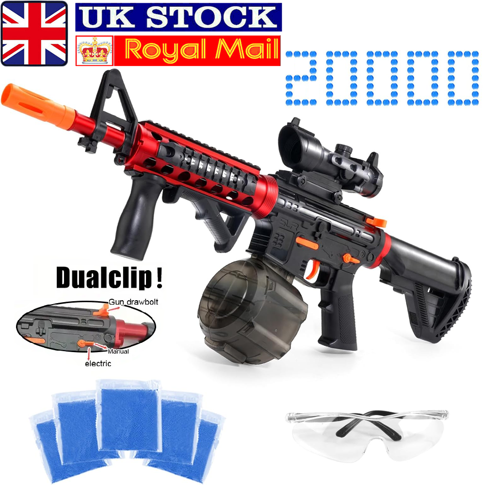 Electric Gel Blaster Gun Toy Gel Ball Blaster Gun With 2000 Water Ball ...