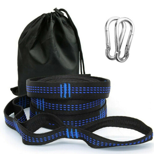 Adjustable Tree Hanging Hammock Straps Climbing Rope New Aerial Belt on ...