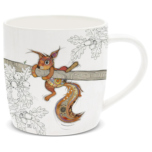 Bug Art Sammy Squirrel Mug Cute Animal Cup on OnBuy