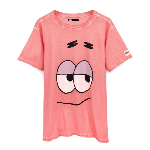 (M, Pink) SpongeBob SquarePants Unisex Adult Patrick Star T-Shirt on OnBuy