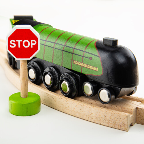 Bigjigs Rail Dwight D. Eisenhower 60008 Train - Wooden Train Replica on ...