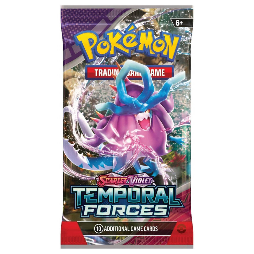 Pokémon TCG: Scarlet and Violet 5 Pachete de Boostere Forțe Temporale ...