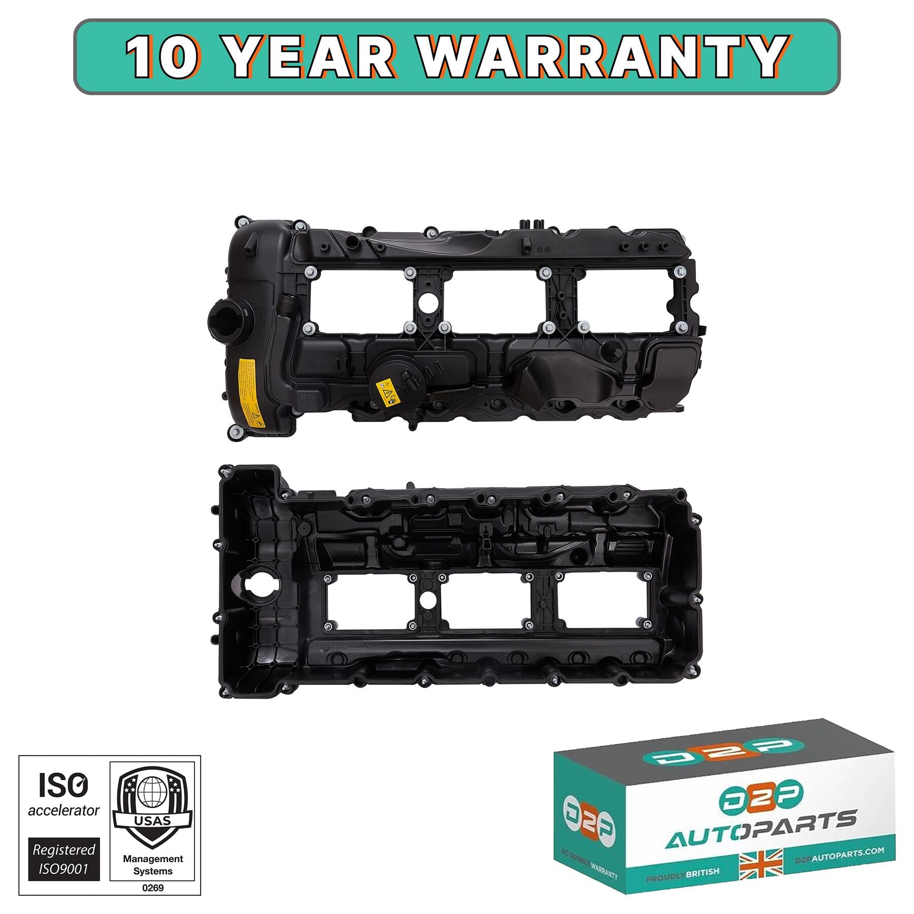 FOR BMW 3.0 PETROL N55 CYLINDER HEAD ENGINE VALVE COVER & GASKET ...