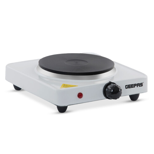 Geepas 1000W Single Hot Plate Precise Table Top Cooking Cast Iron ...