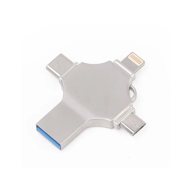 U Disk 4 In 1 Apple Type C Android Computer Multi-Function Usb Flash ...