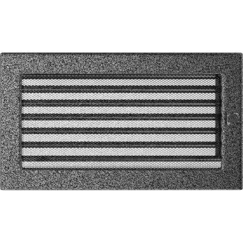 Vent Cover 17x30 black and silver with blinds on OnBuy