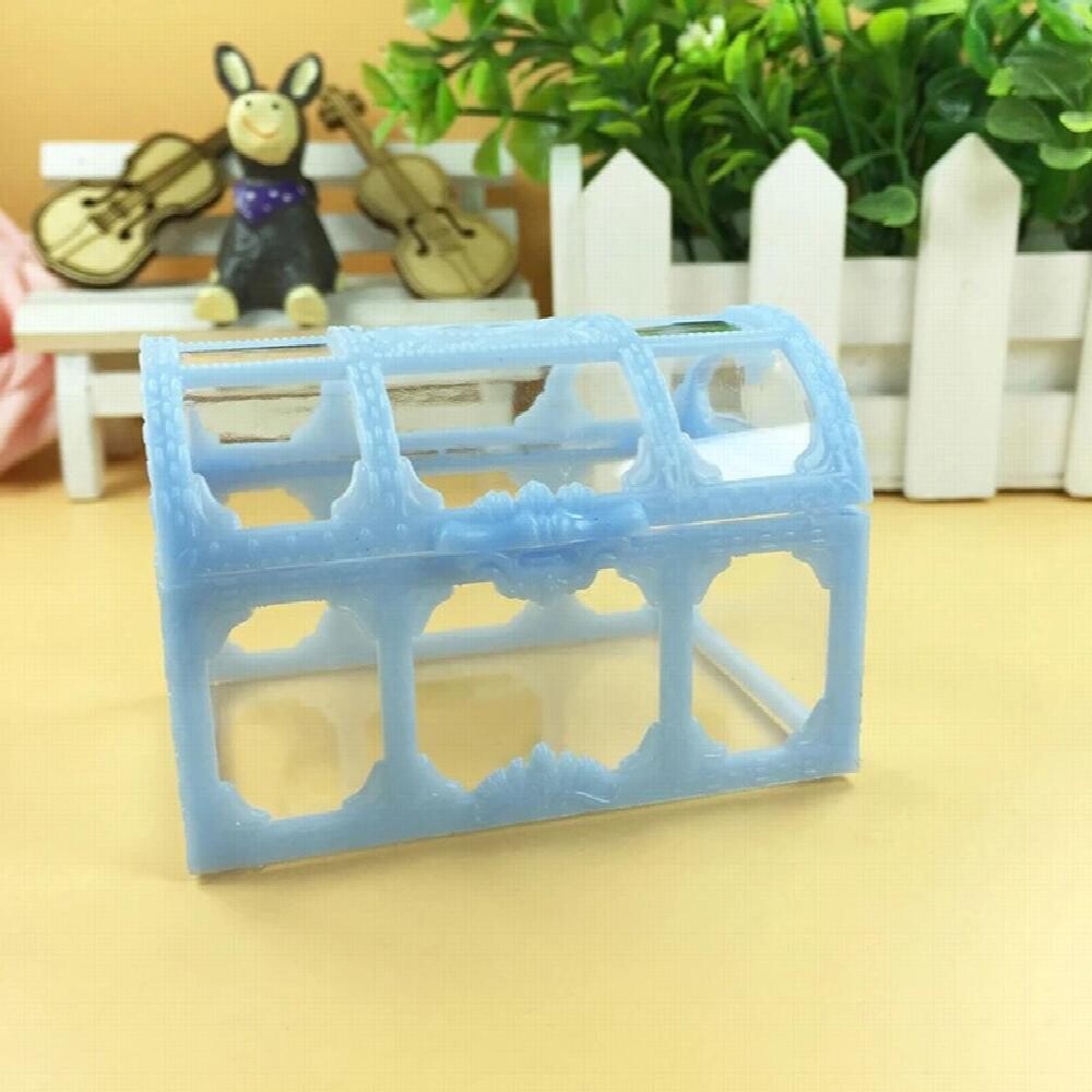 Vintage Transparent Pirate Treasure Storage Box Candy Trinket for ...