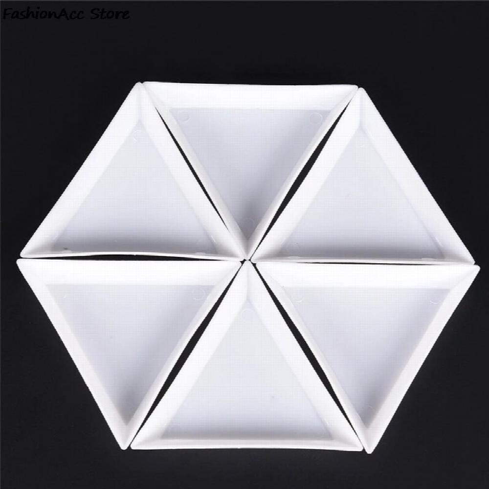 10pcs/lot Environmental PP Triangle Plate For Jewelry Beads Organizer ...