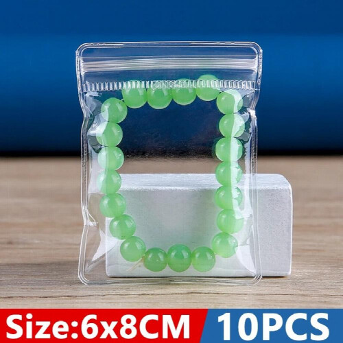10Pcs Transparent PVC Jewelry Boxes Packaging Pouches Bags Clear Anti ...