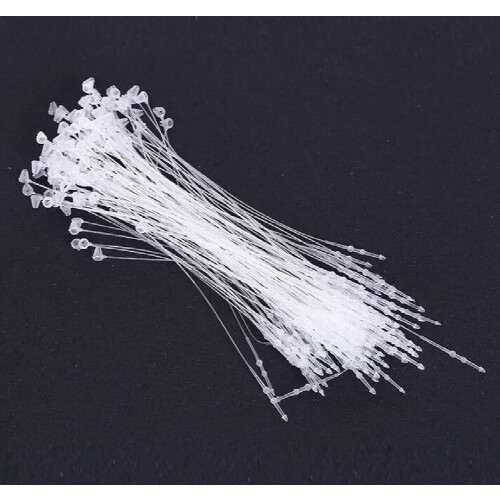 100pcs Loop Locks fasten rope PPcommodity Clothes label Tagging Pins ...