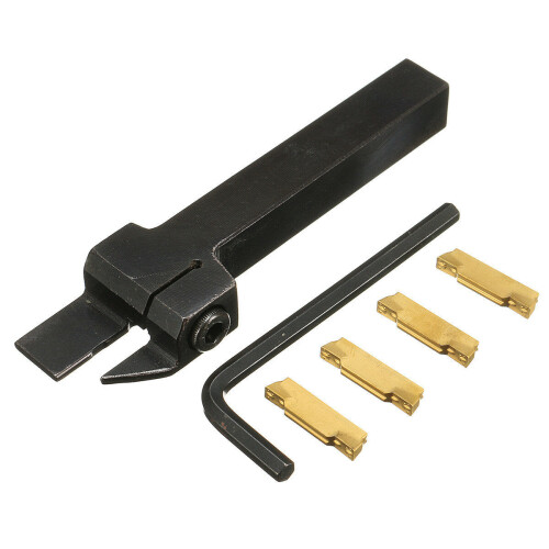 External Grooving Tool Turning Tool Holder For 3mm Cut With 4pcs ...