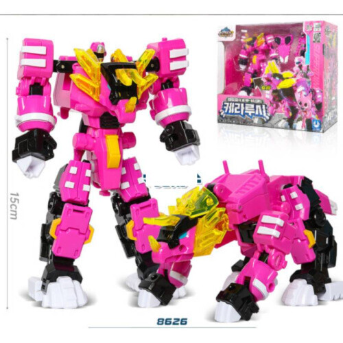 (Pink) Miniforce Super Dino 2 Mecha Set Mini Figure Robotbolt Toys Gift ...