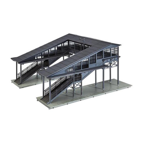 FALLER Station Footbridge Hobby Model Kit II HO Gauge 131378 on OnBuy