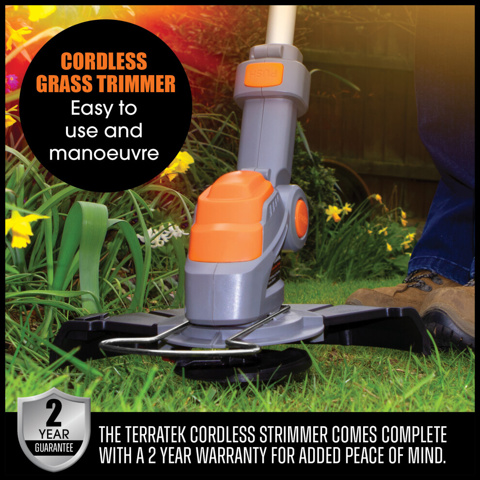 Terratek cordless grass trimmer store