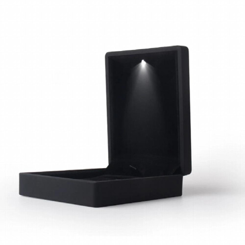 Engagement LED light jewelry box wedding ring long chain box holiday ...