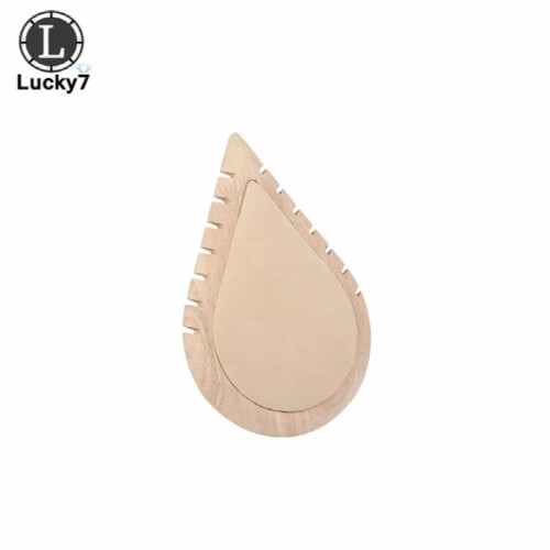 Water Drop Jewelry Display Props Log Necklace Display Stand Set Flannel ...