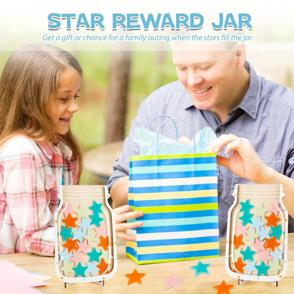 Stars Reward Jar Classroom Reward Jars For Kids Potty Training Chart ...