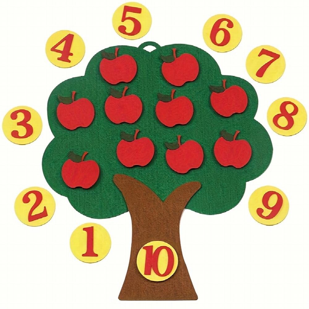 Learning Numbers Felt Board For Toddlers Counters For Kids Preschool ...