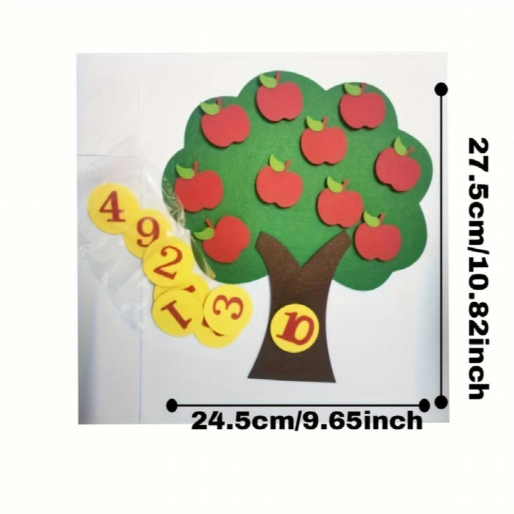 Learning Numbers Felt Board For Toddlers Counters For Kids Preschool ...