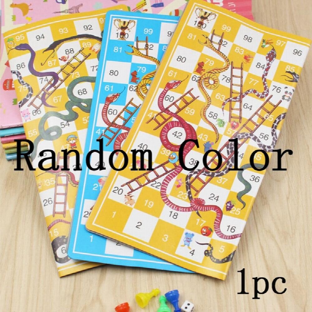 Educational Board Game Snake Ladder Flight Chess Toys Interactive ...