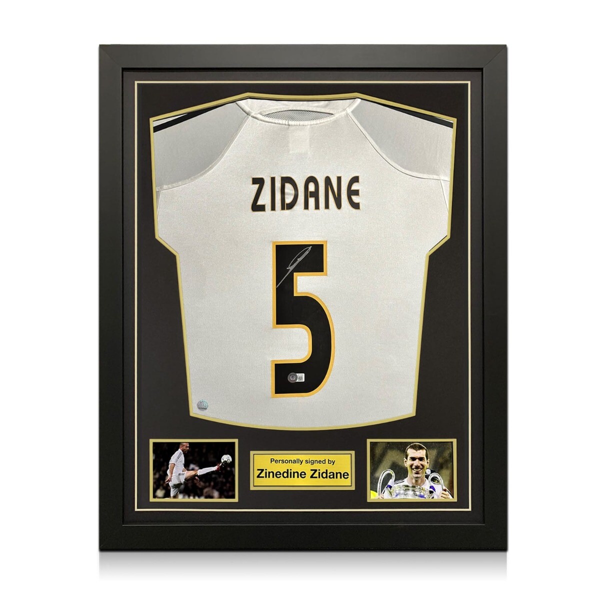 Zinedine Zidane Signed Real Madrid 2004-05 Home Football Shirt ...