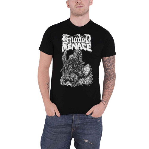 Hooded Menace T Shirt Reanimated By Death Band Logo new Official Mens ...