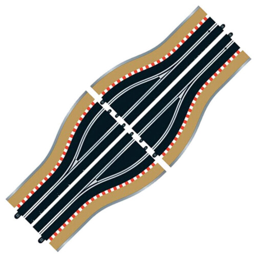 SCALEXTRIC BUNDLE ARC PRO C7015 C7014 Digital Track Double Pit Lane Kit ...