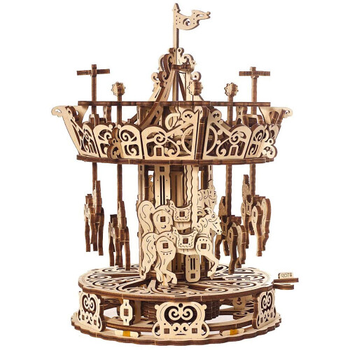 UGEARS Carousel Mechanical Wooden Model Kit 70129 on OnBuy