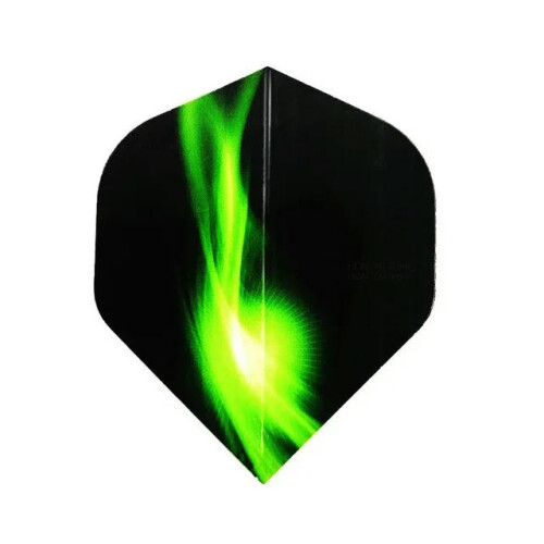 (Green) 10Pc Extra Thick Translucent Dart Flights Tails Leaves Feather ...