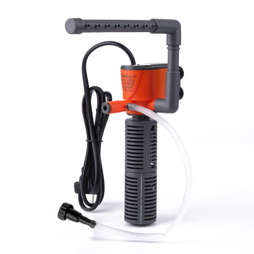 (5W) Mini Goldfish Tank Filter Aquarium Water Filtration Oxygen Pump on ...