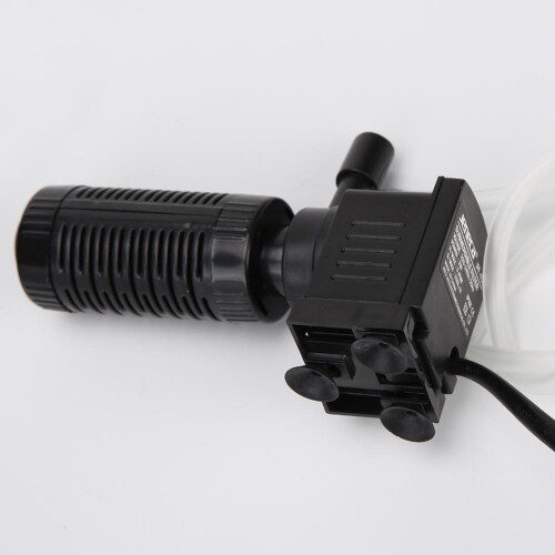 (3W) Mini Goldfish Tank Filter Aquarium Water Filtration Oxygen Pump on ...